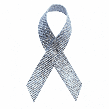 USA Made Black Satin Awareness Ribbons - Bag of 125 Fabric Ribbons w ...