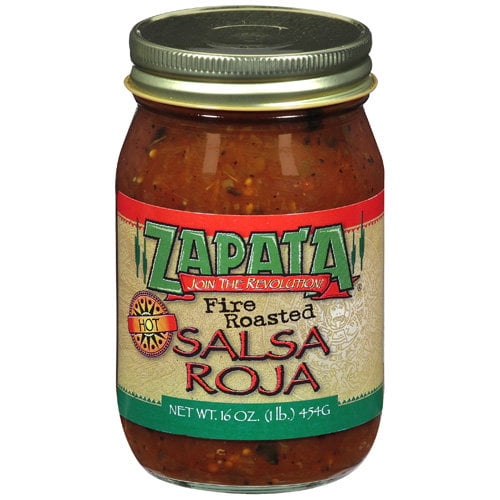 Zapata Fire Roasted Hot Roja Salsa, 16 oz - Walmart.com - Walmart.com