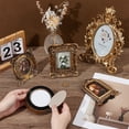 5Pcs 5 Styles Retro Style Resin Photo Frame Stand Mixed Shapes 111 ...