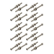 10x PVDF socket head, hex head, plastic machine screws, M6 x 40mm, Bolts, Washers and Nuts, (15/ ...