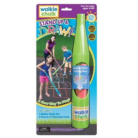 Walkie Chalk Stand-Up Sidewalk Chalk Holder - Lime - Outdoor Toy for ...