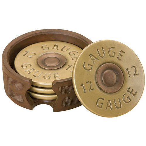 Big Sky Carvers Shotgun Shell Coaster Set - Walmart.com