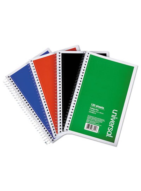 3-Subject Spiral Notebooks in Spiral Notebooks - Walmart.com