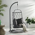 Christopher Knight Home Tracey Indoor/Outdoor Hanging Chair with Stand ...