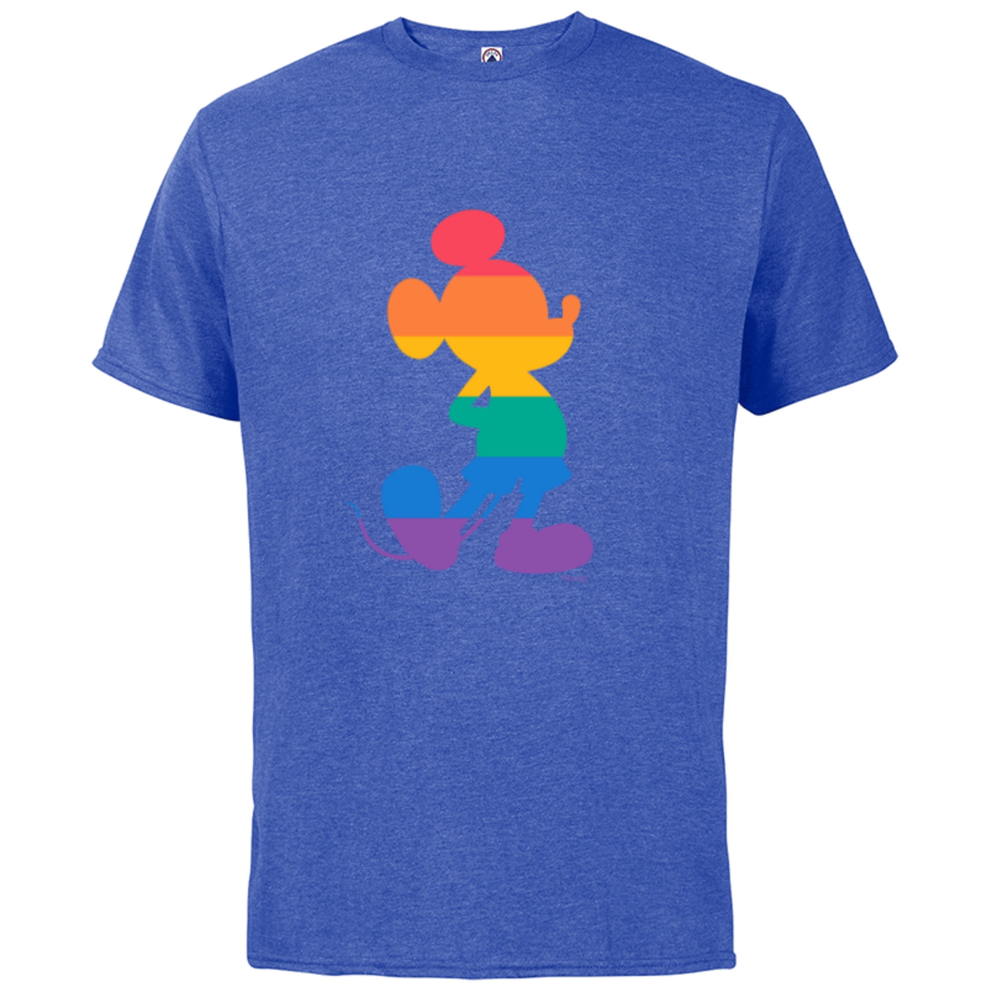 Disney Mickey Mouse Pride Classic Pose Rainbow Icon Fill - Short Sleeve ...