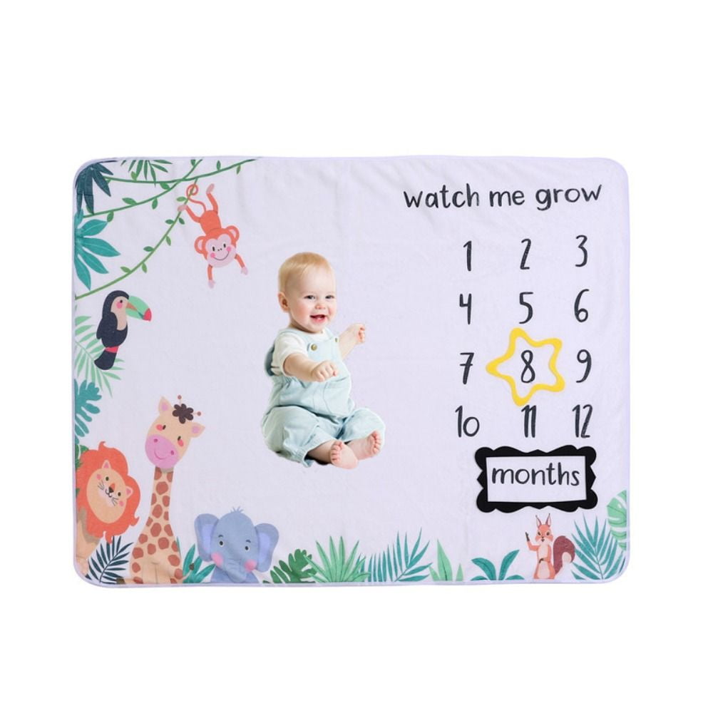 Soft Calendar Background Baby Milestone Photo Accessories Photo Prop ...