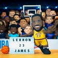 Bleacher Creatures Los Angeles Lakers LeBron James 10" Plush Figure ...