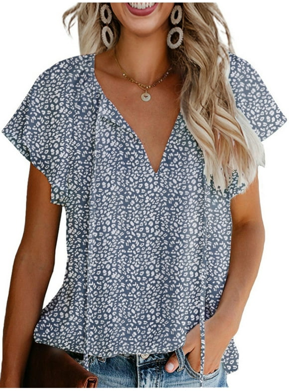 Ruffle Front Blouses