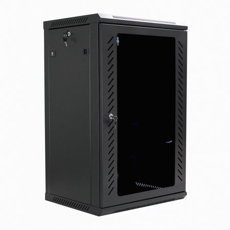 NavePoint 18U Wall Mount Consumer Series Server Cabinet Network ...