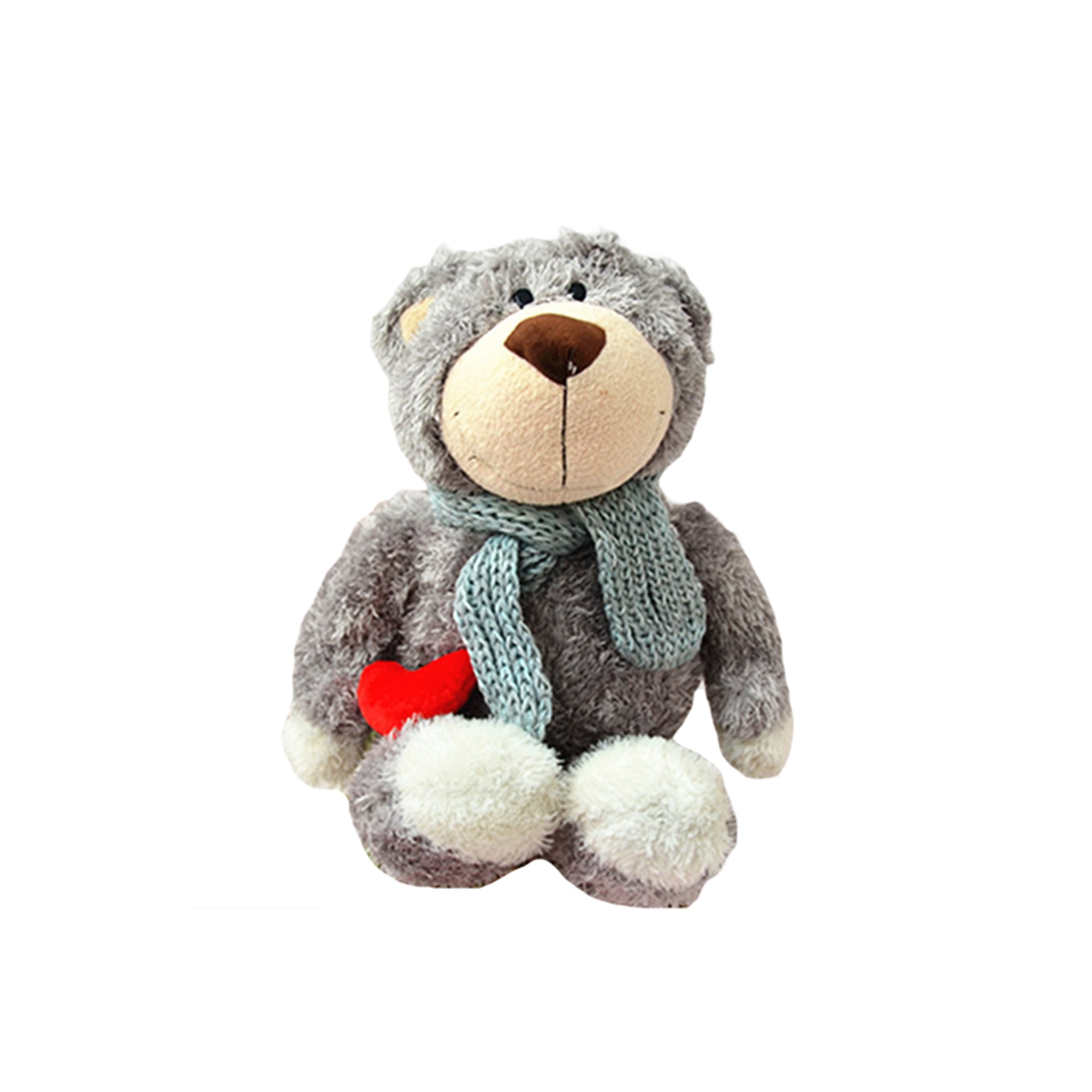 Dolls & Miniatures Teddy Bear doll stuffed animal cloth Valentines Day ...