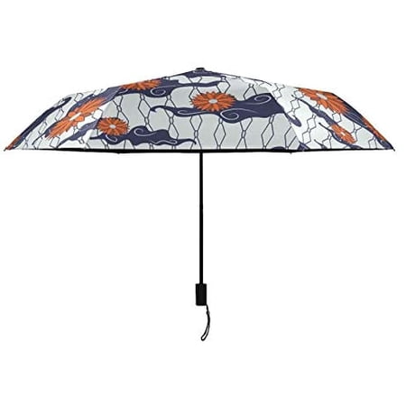 Batik Flowers Clouds Parasol Umbrella for Girl,Woman,Ladies, Manual ...