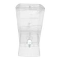 mmirethe Beverage Dispenser Square Transparent Hotel Beverage Dispenser ...