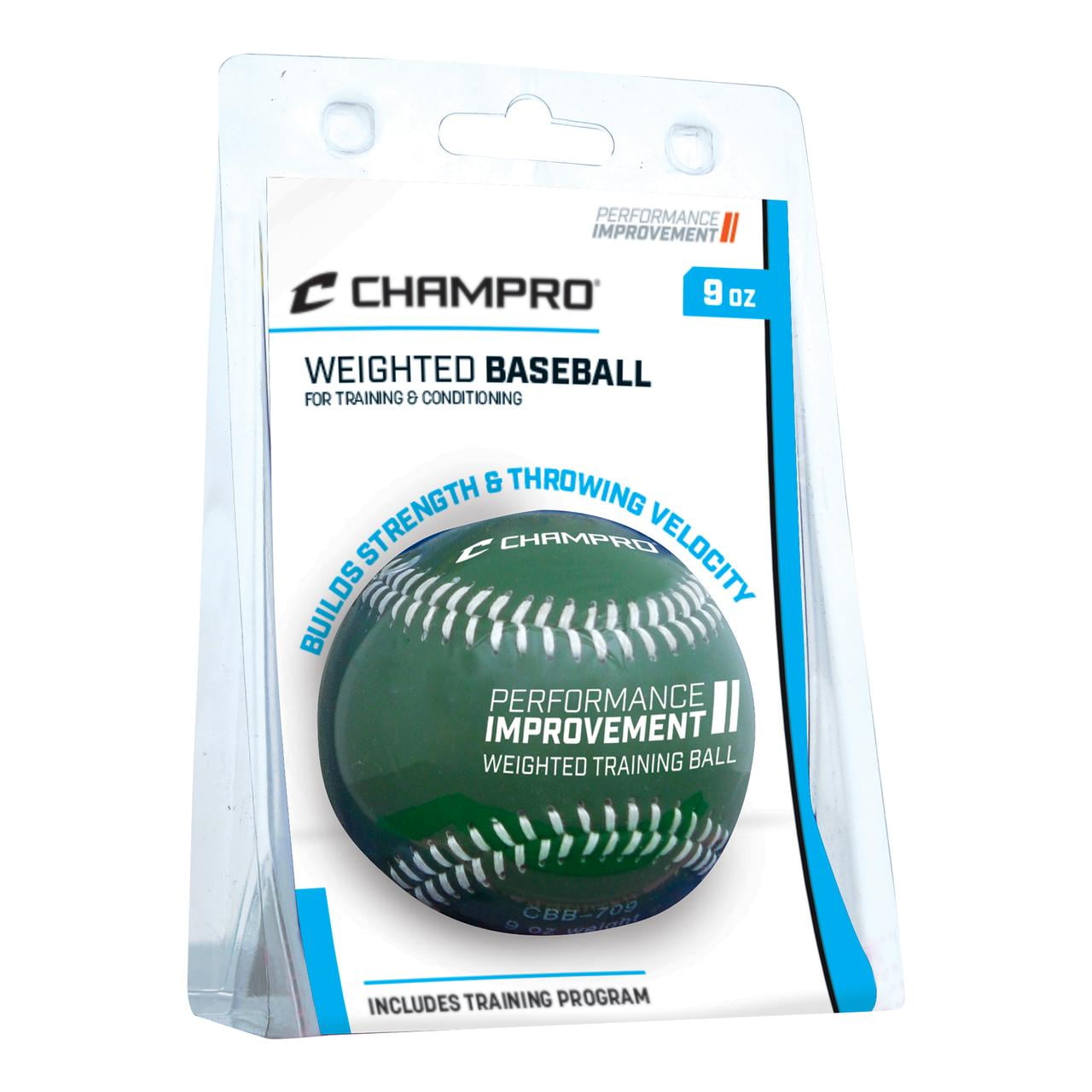Champro Sports Weighted Training Baseball, Clam Shell 1 Each 9 Oz ...