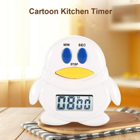Ejoyous Cute Cartoon Electronic LCD Digital Countdown Kitchen Timer ...