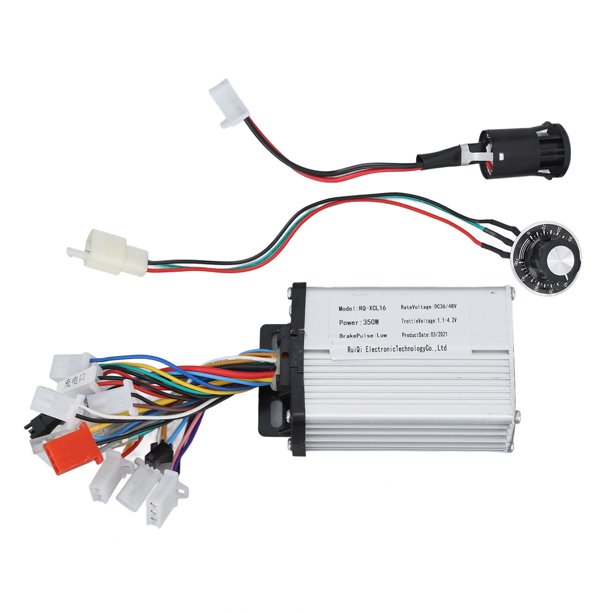 Brushless Motor Controller,36V 48V 350W Black Electric Bike Brushless ...