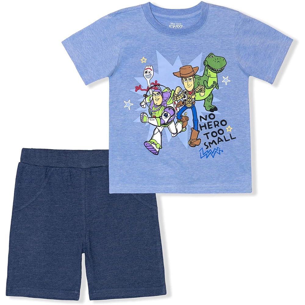 Disney - Disney Toy Story Boy's 2 Pack Tee Shirt and Shorts Set for ...