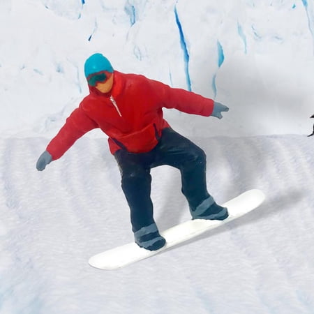 Diorama 1/64 Scale Skiing Figures Hand Painted Resin Doll Skier Model ...