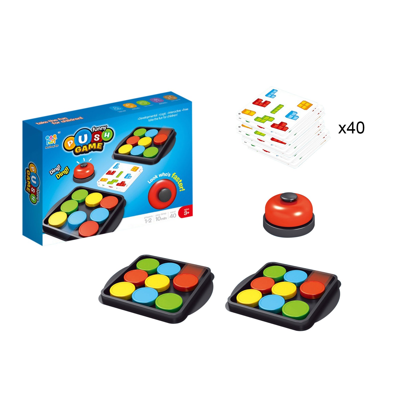 Fankiway Crazy Push and Push Table Games Personally Interact with ...