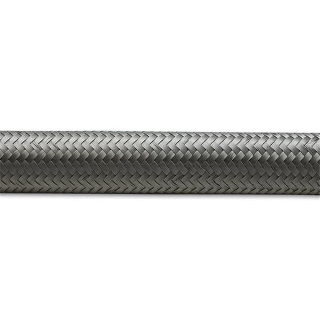 Vibrant 11926 Stainless Steel -6 An Braided Hose - Silver - 20 Feet ...