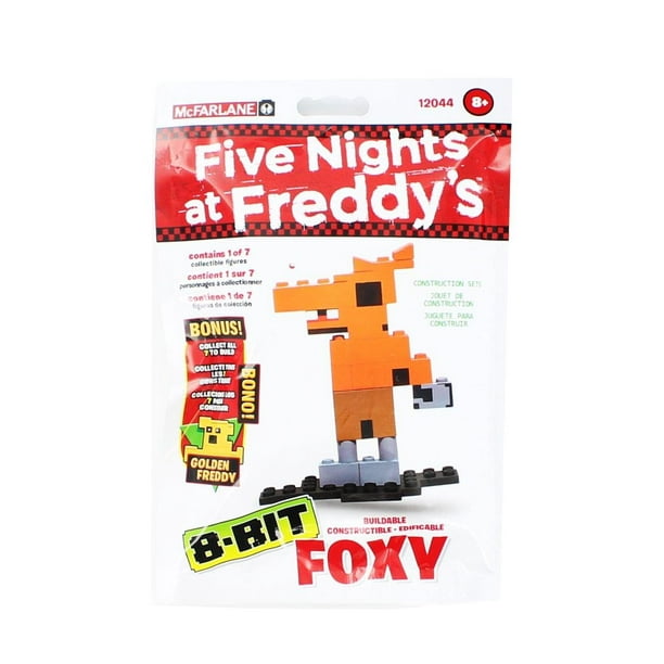 Five Nights at Freddy's 8-Bit Buildable Figure: Foxy - Walmart.com ...