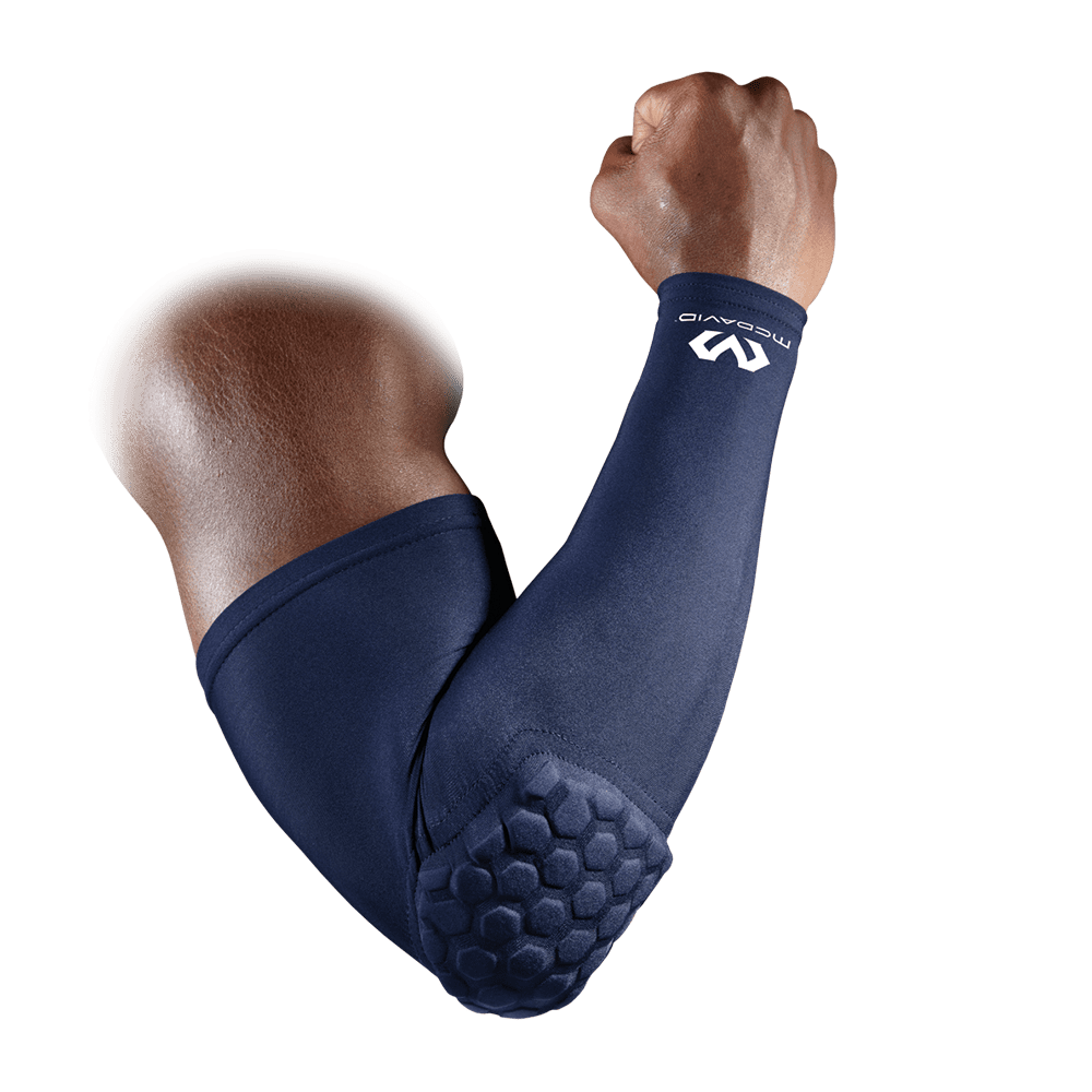 Mcdavid 6500 Hex Padded Arm Sleeve Compression Arm Sleeve W Elbow Pad