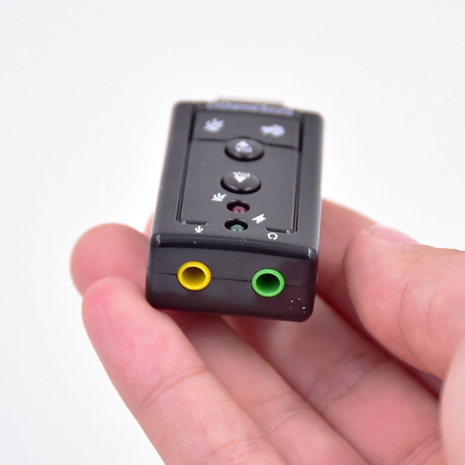 Naierhg Analog 7.1 Channel Dynamic Effects Microphone Input USB Sound ...