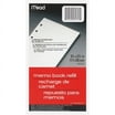 Mead Memo Book Refill Pages, 80 Sheets, White Paper, Narrow Ruled, 3 3/ ...