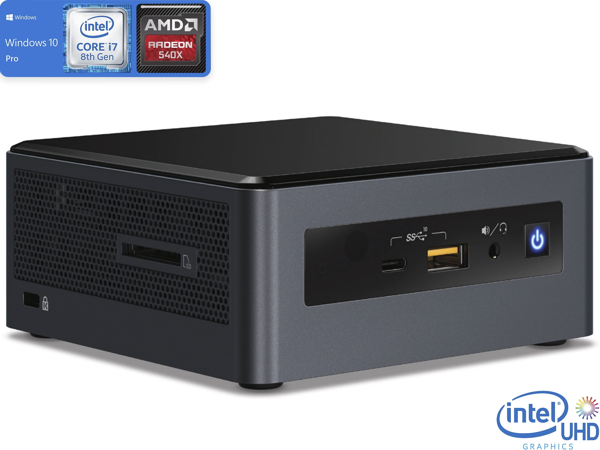 Intel NUC8i7INHJA Mini PC, Intel Core i7-8565U Upto 4.6GHz, 8GB RAM ...