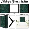 Black Picture Frame Set of 3, 24x24 Picture Frame for Square Photo ...
