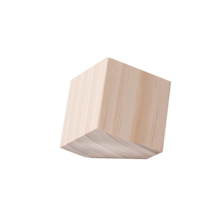 Unpainted Plain Square Block Wooden Bracelet Display Stand Holder ...