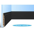 Art3d 96'' x 3.15'' Wall Baseboard Molding Trim,High Impact Polystyrene ...
