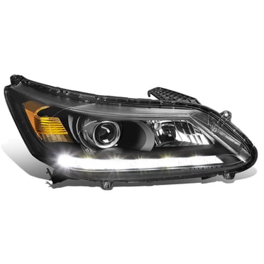 DNA Motoring LED DRL Light Bar Headlight Chrome Housing Clear Corner ...