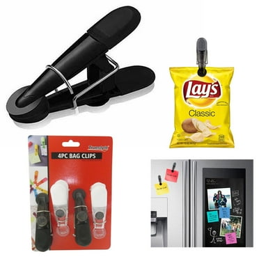 8pc Kitchen Bag Clips Magnet Food Chip Multi Purpose Clothespin Mini ...