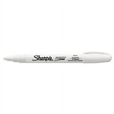 Sharpie Permanent Paint Marker, Fine Point, White, Oil-Based & Quick ...