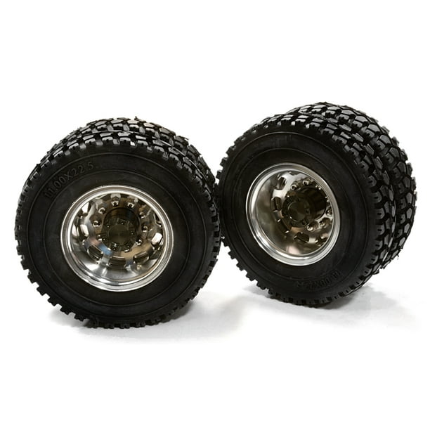 Integy RC Toy Model Hop-ups C26577GUN Machined Alloy T5 Rear Dually ...