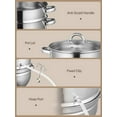 FOHERE 11Qt Stainless Steel Juice Steamer Extractor, Glass Lid, Hose ...