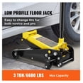 3 Ton Floor Jack - Low Profile Hydraulic Jack with Long Handle ...