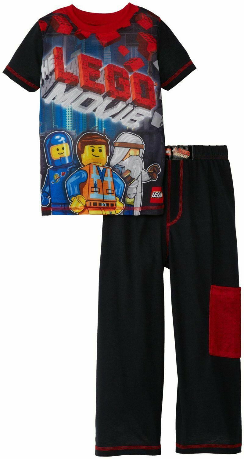 Lego Movie 2 PC Short Sleeve Pajama Set Boy Size 6/7 - Walmart.com