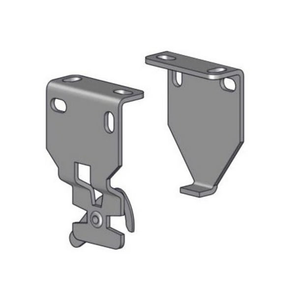Rollease R3 / R8 Roller Shade Installation Brackets (1 Pair) - White # ...