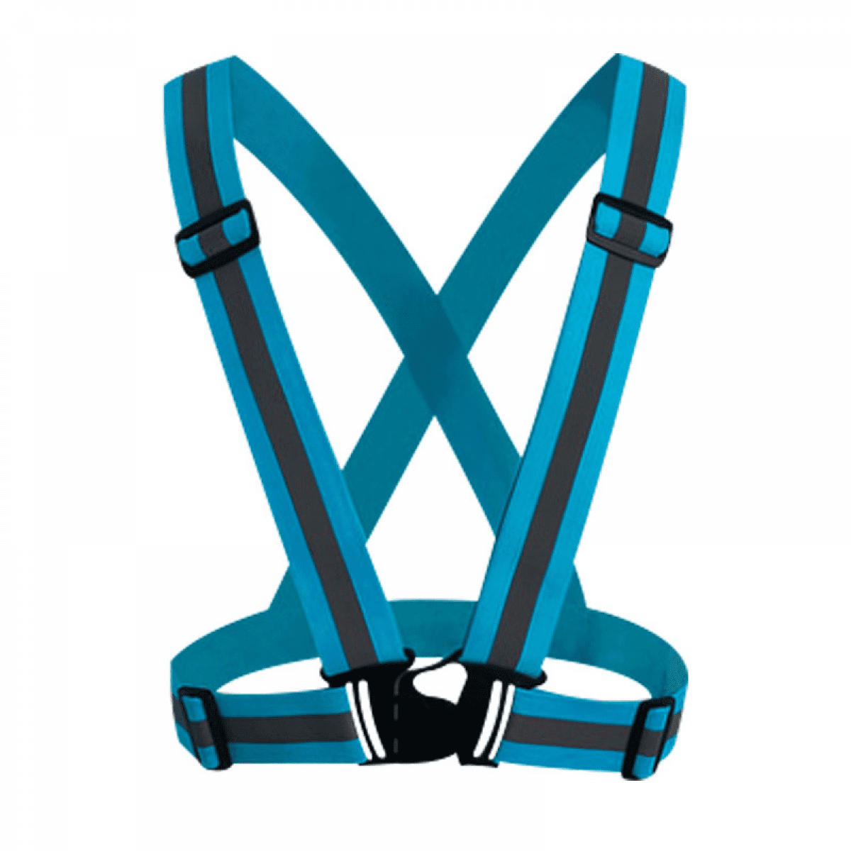 High elastic light blue Reflective Vest Safety Outdoor Clothes ...
