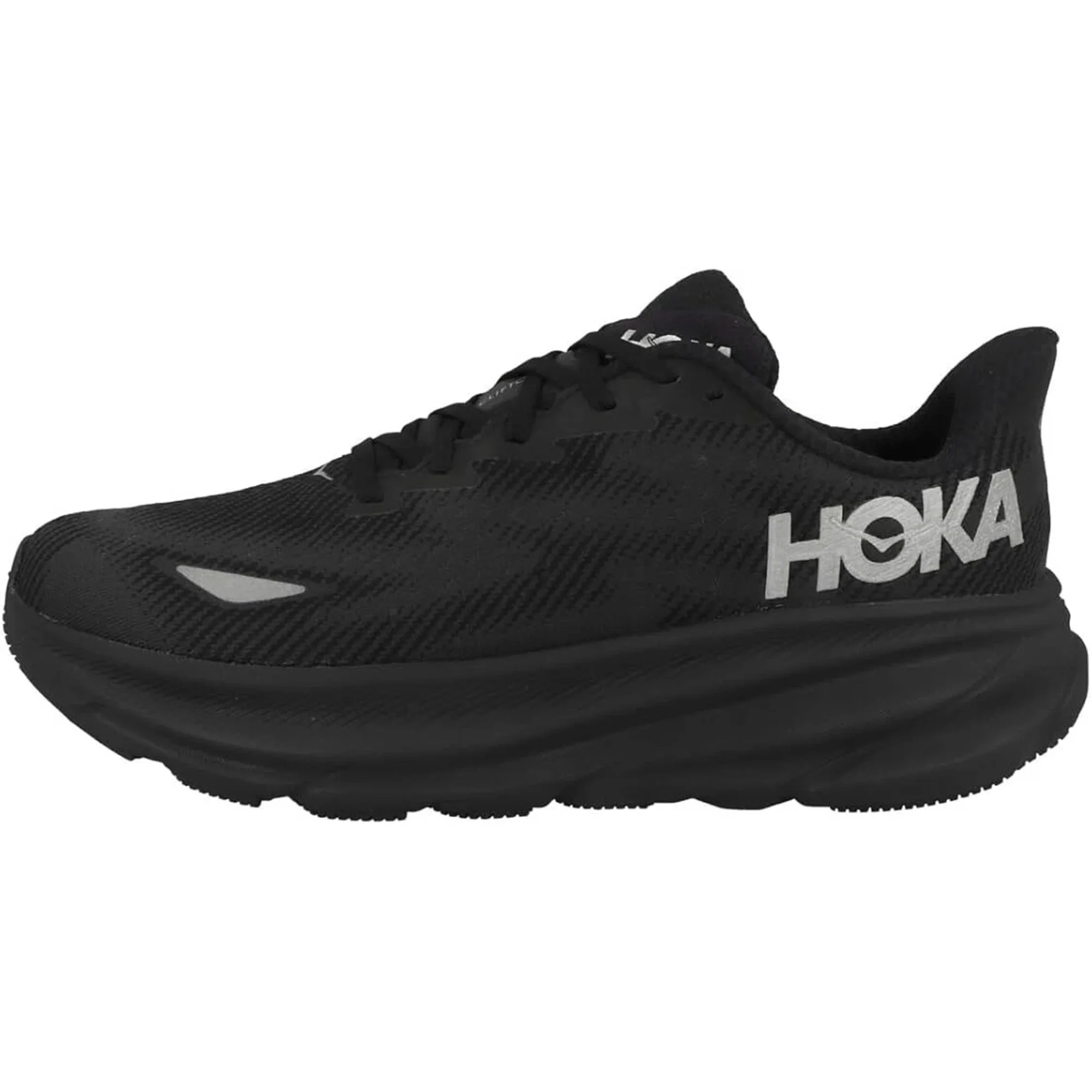 Click here for Hoka Clifton 9 Black Black Womens Running Shoes 6.... prices