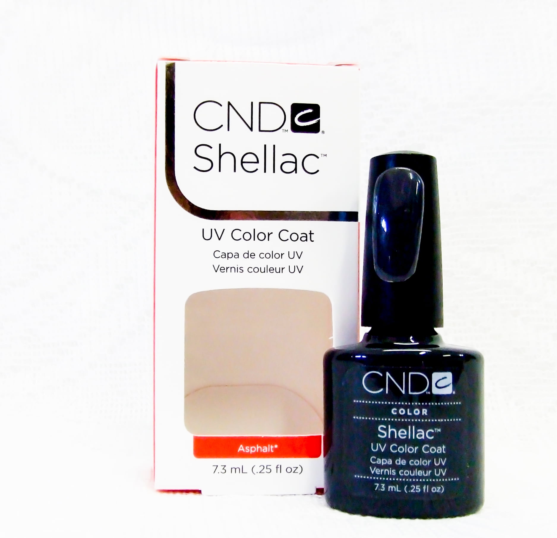 CND Shellac Nail Gel Polish Asphalt .25oz/7.3mL - Walmart.com