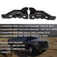 Bumper Mounting Bracket High Strength 22757263 22757264 Front Bumper ...