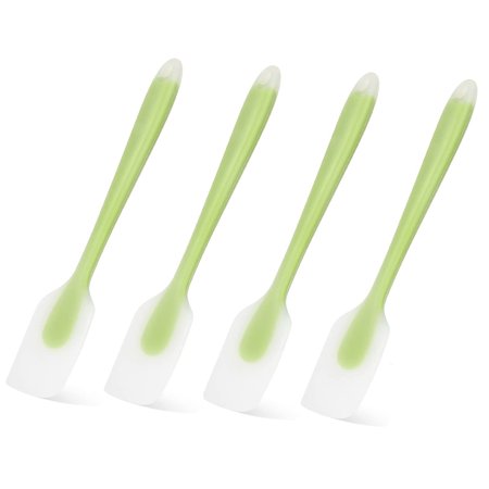 4 dough scrapers, silicone kitchen scrapers, flexible rubber scrapers ...