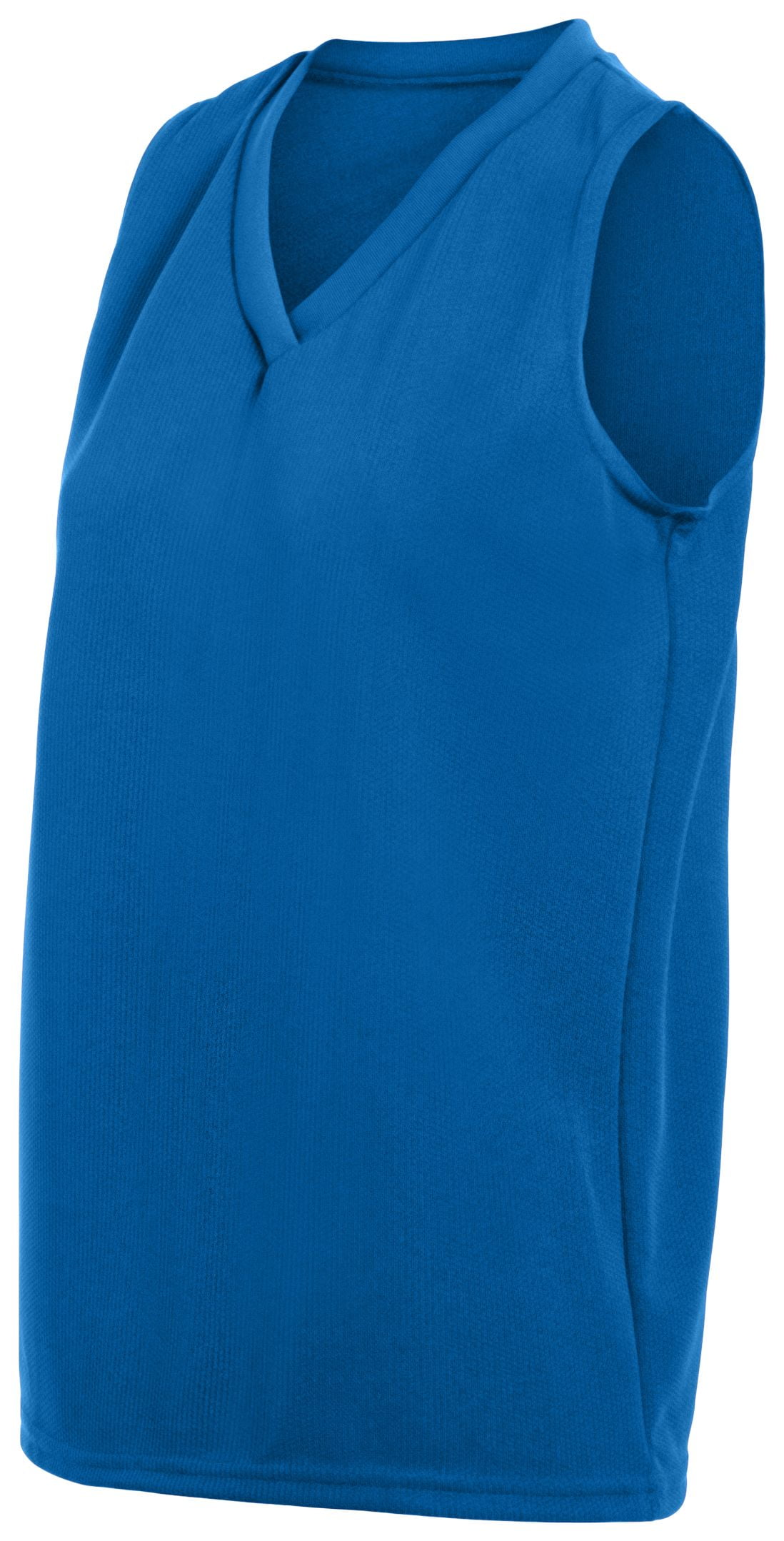525A Ladies Wicking Mesh Sleeveless Jersey, Royal Blue - Extra Large ...