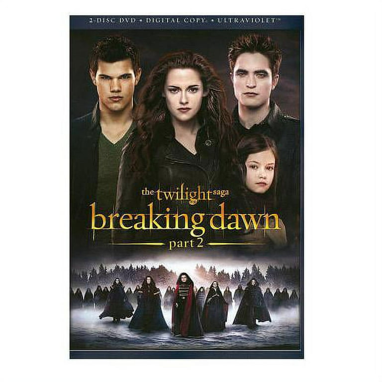 The Twilight Saga Breaking Dawn Part 2 Dvd Cover