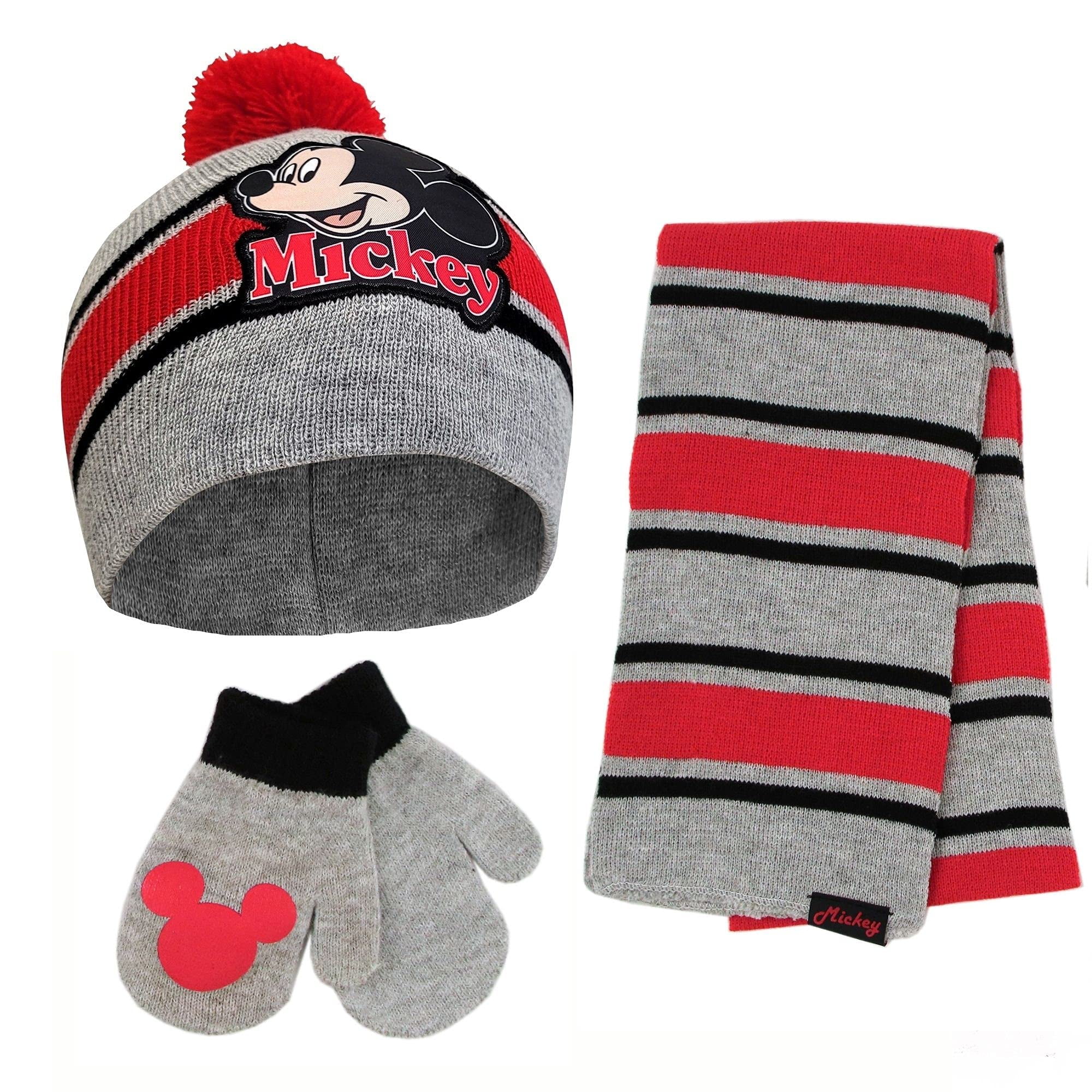 Set de invierno con bufanda y guantes de Mickey Mouse para niños ...