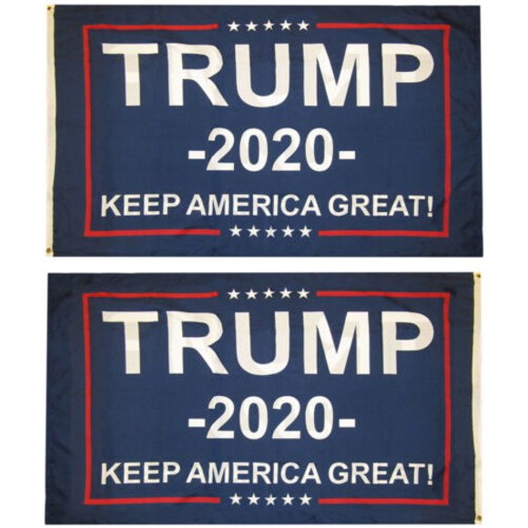 Double Sided Trump Flag