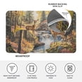 Autumn Forest Deer Door Mat Indoor Outdoor, Elk River Mountain Non Slip ...