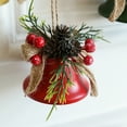 BESTSKY Red Metal Jingle Bell Christmas Bells for Decoration with ...